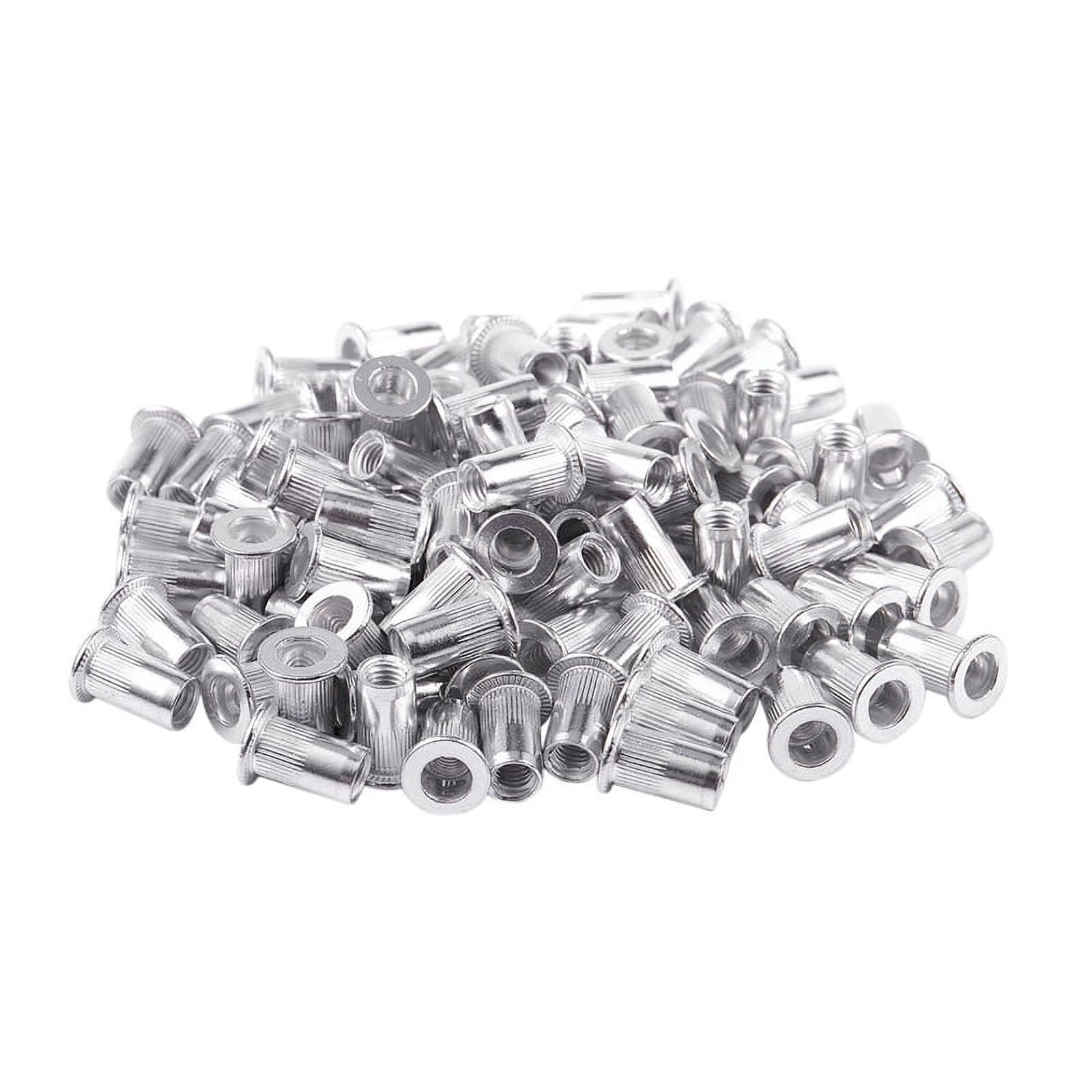 Threaded Rivnuts Flat Rivet Nuts Nutserts 100pcs - Walmart.com