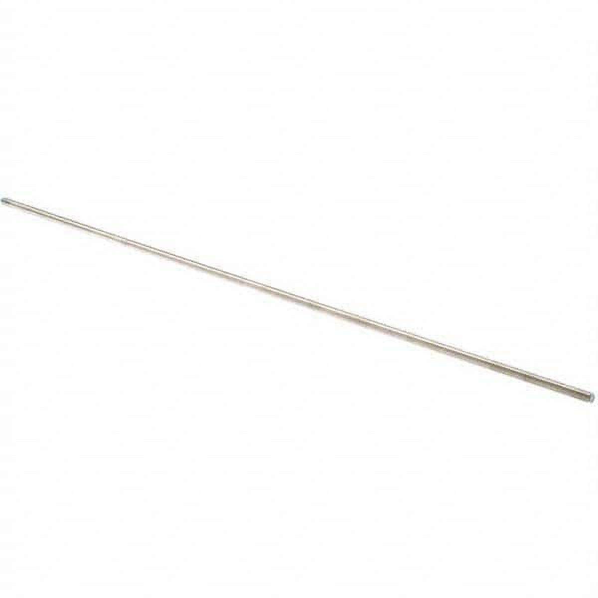 Threaded Rod: 7/16-14, 3' Long, Stainless Steel, Grade 304 (18-8 ...
