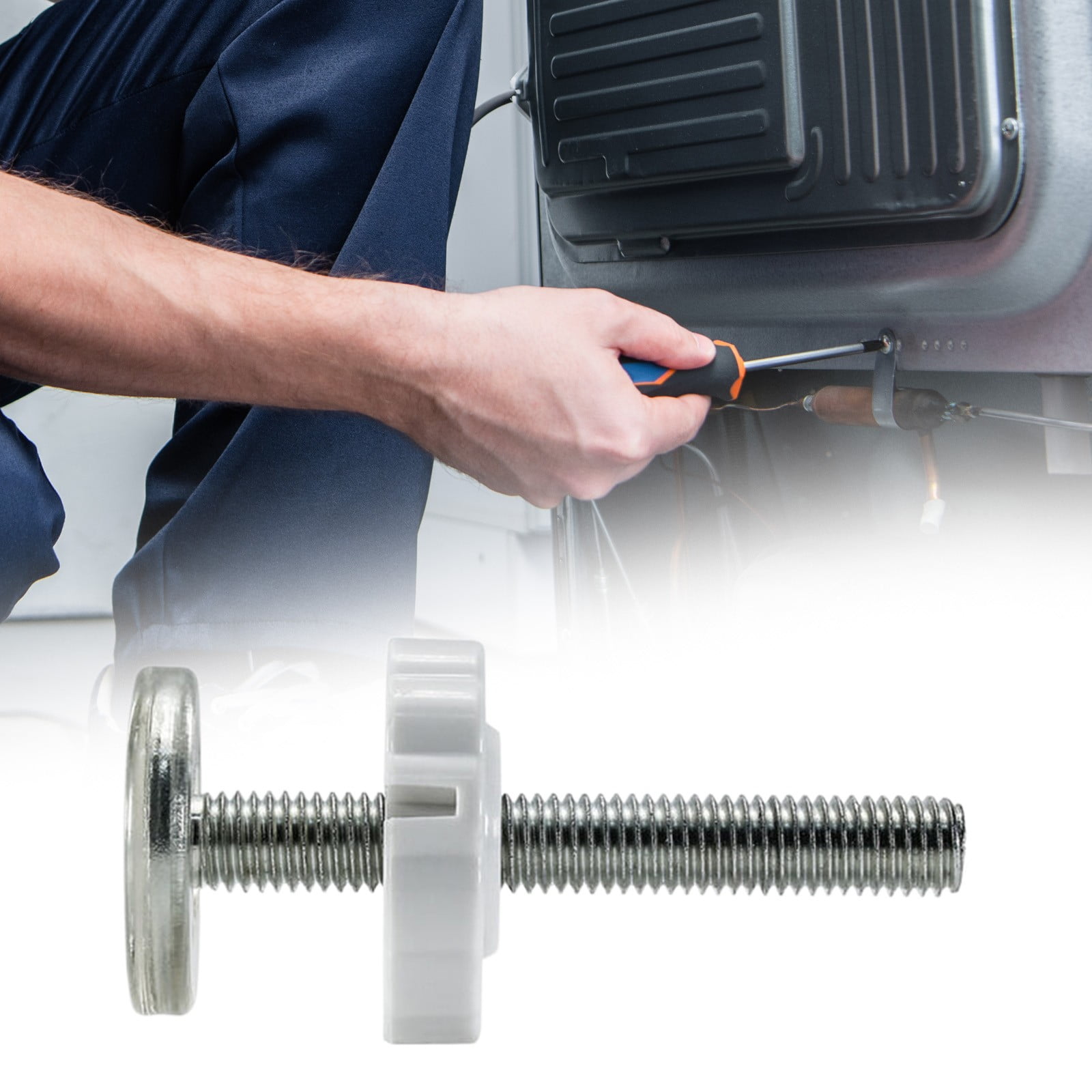 Threaded Spindle Rod Anti-slip Screw Bolts Kit Universal Gate ...