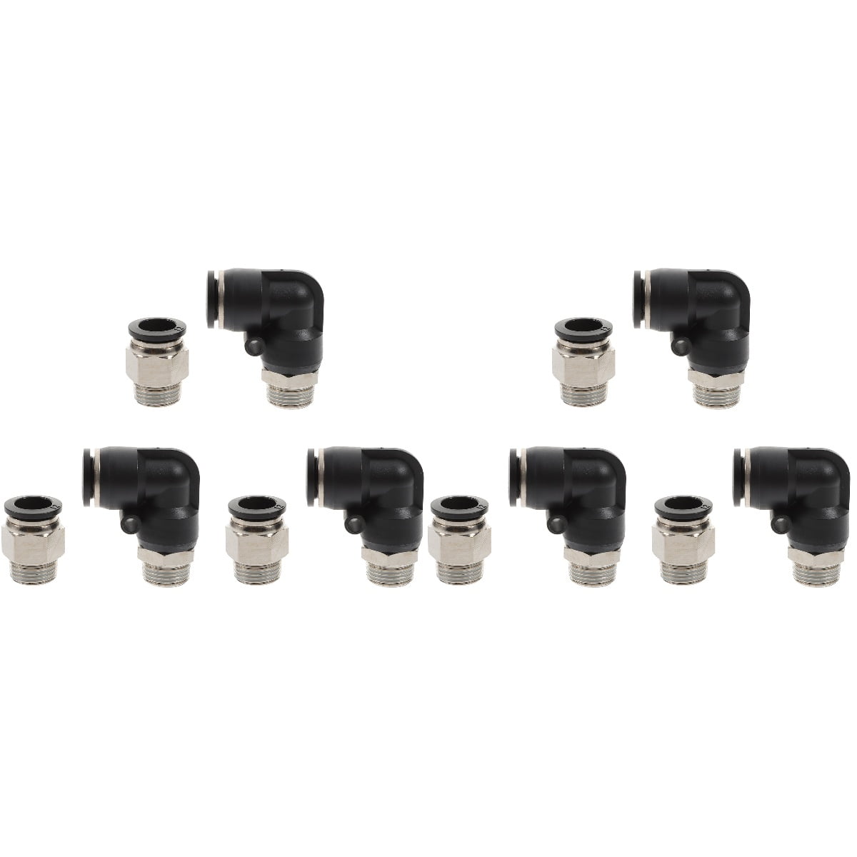 Threaded Straight Connector Quick Hose Fittings Pneumatic Connectors ...