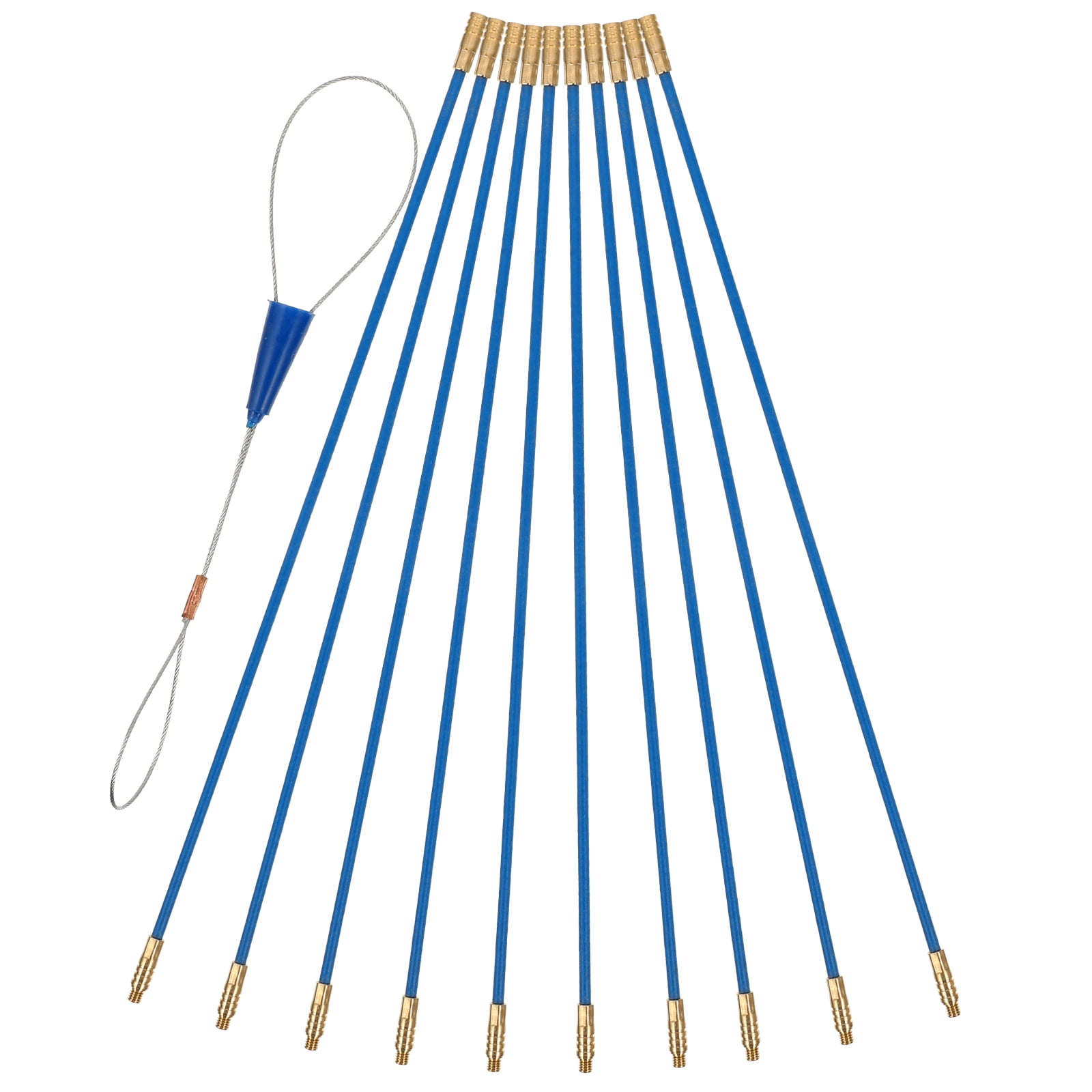 Threader Tape Clear Wire Fish Puller Fiberglass Rod Sticks Cable ...