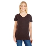 Threadfast Apparel 215B Ladies Cross Dye Short-Sleeve V-Neck T-Shirt ...