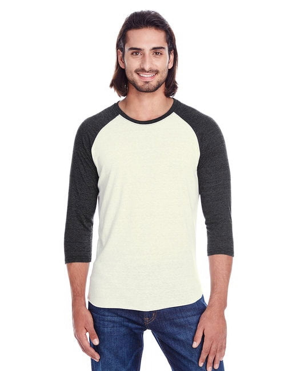 Threadfast Apparel 302G Unisex Triblend 3/4-Sleeve Raglan - Walmart.com