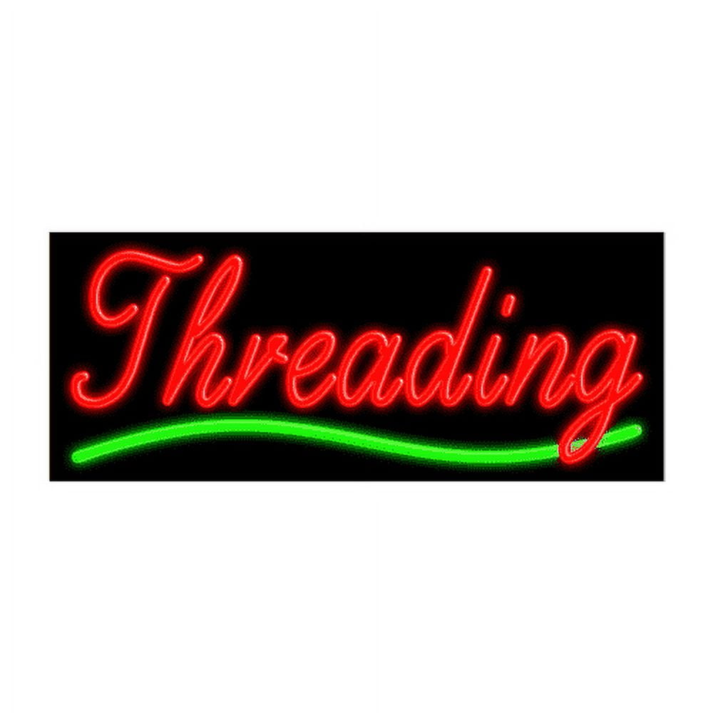 Threading-Glass Neon Sign Made in USA - Walmart.com