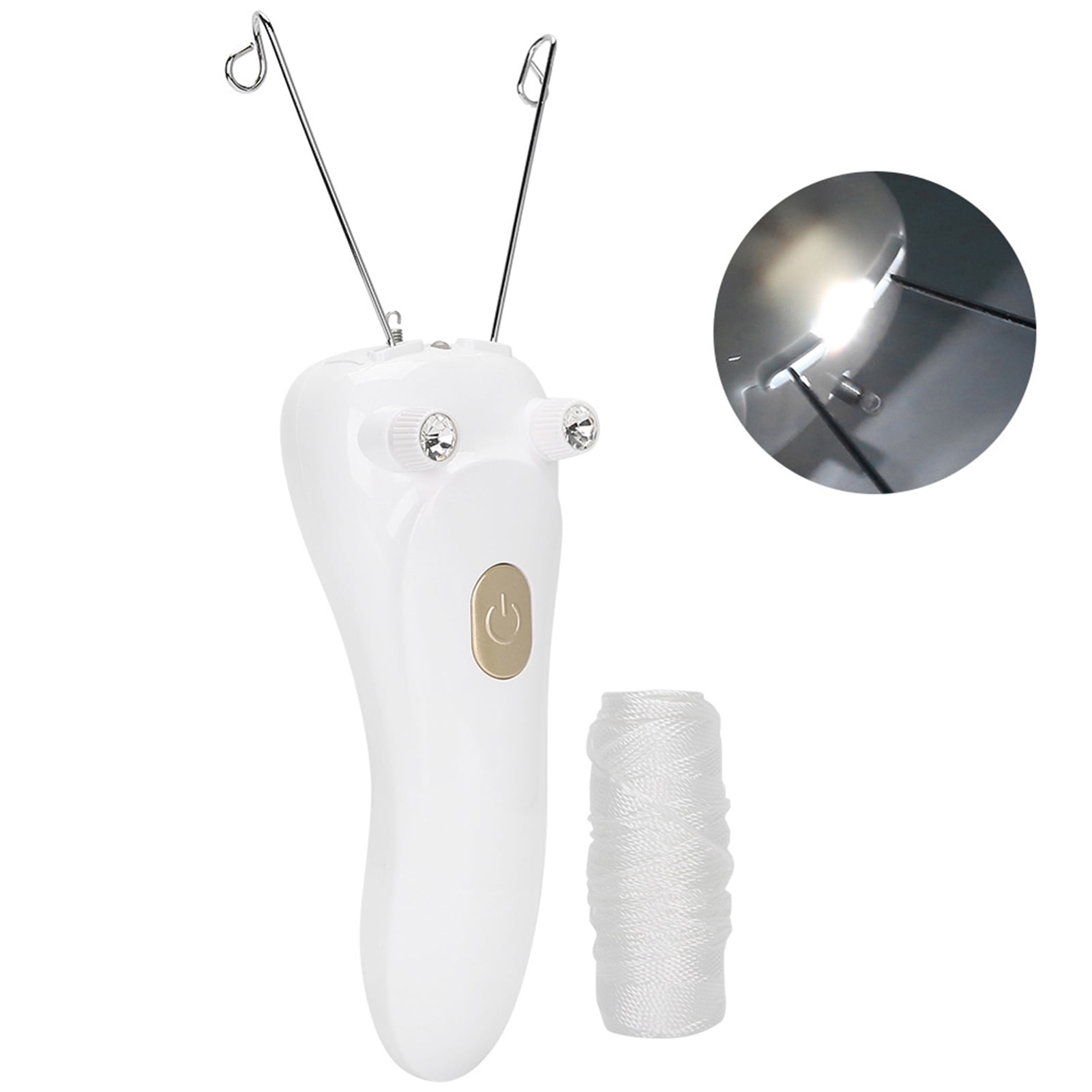 Threading Hair Removal Epilator for Women, Electric Facial Threading ...