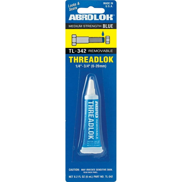 Threadlok Medium Strength Blue Removable - Walmart Business Supplies