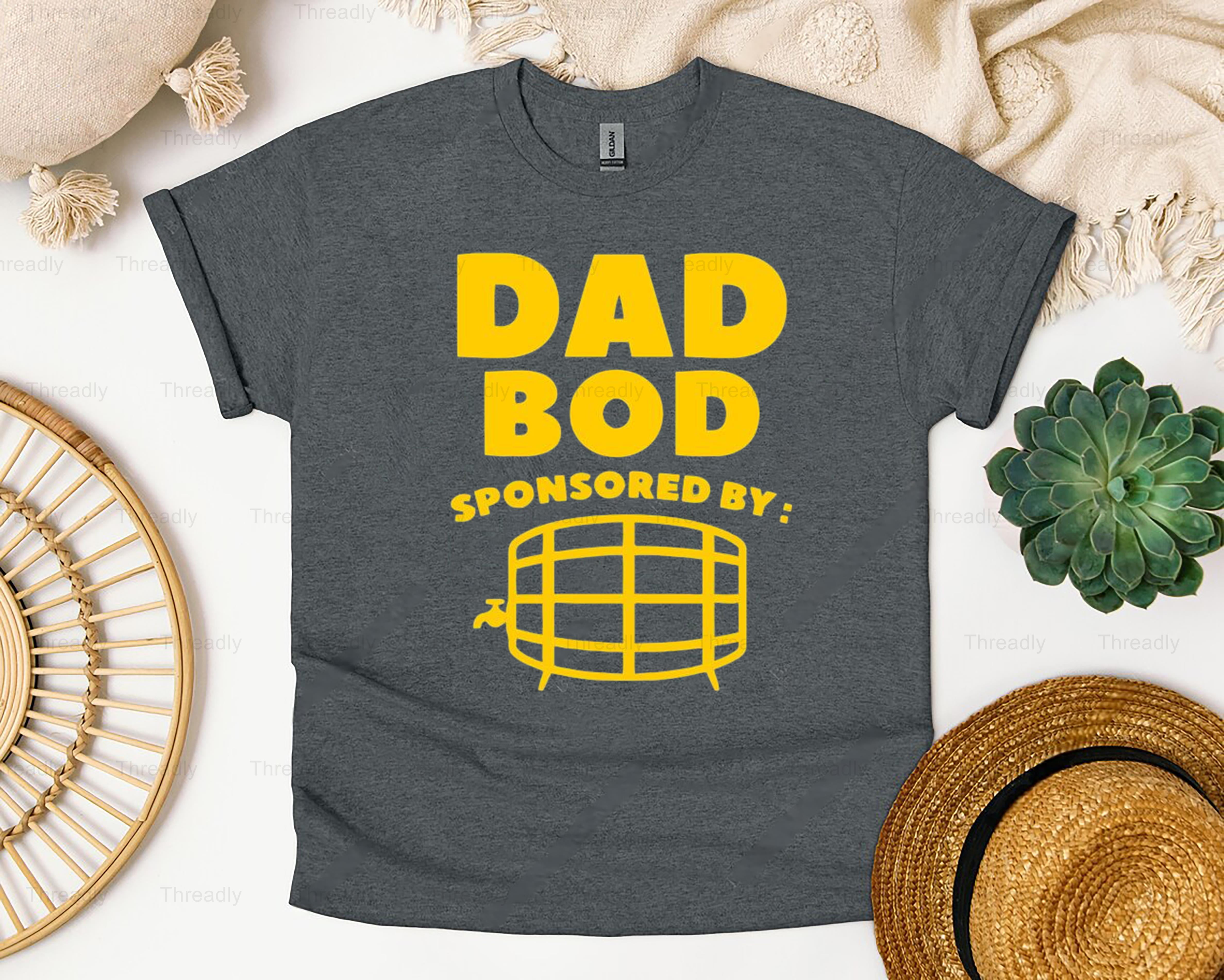 Threadly71 Dad Bod Funny Quote Graphic Design Style Humor Body Type ...