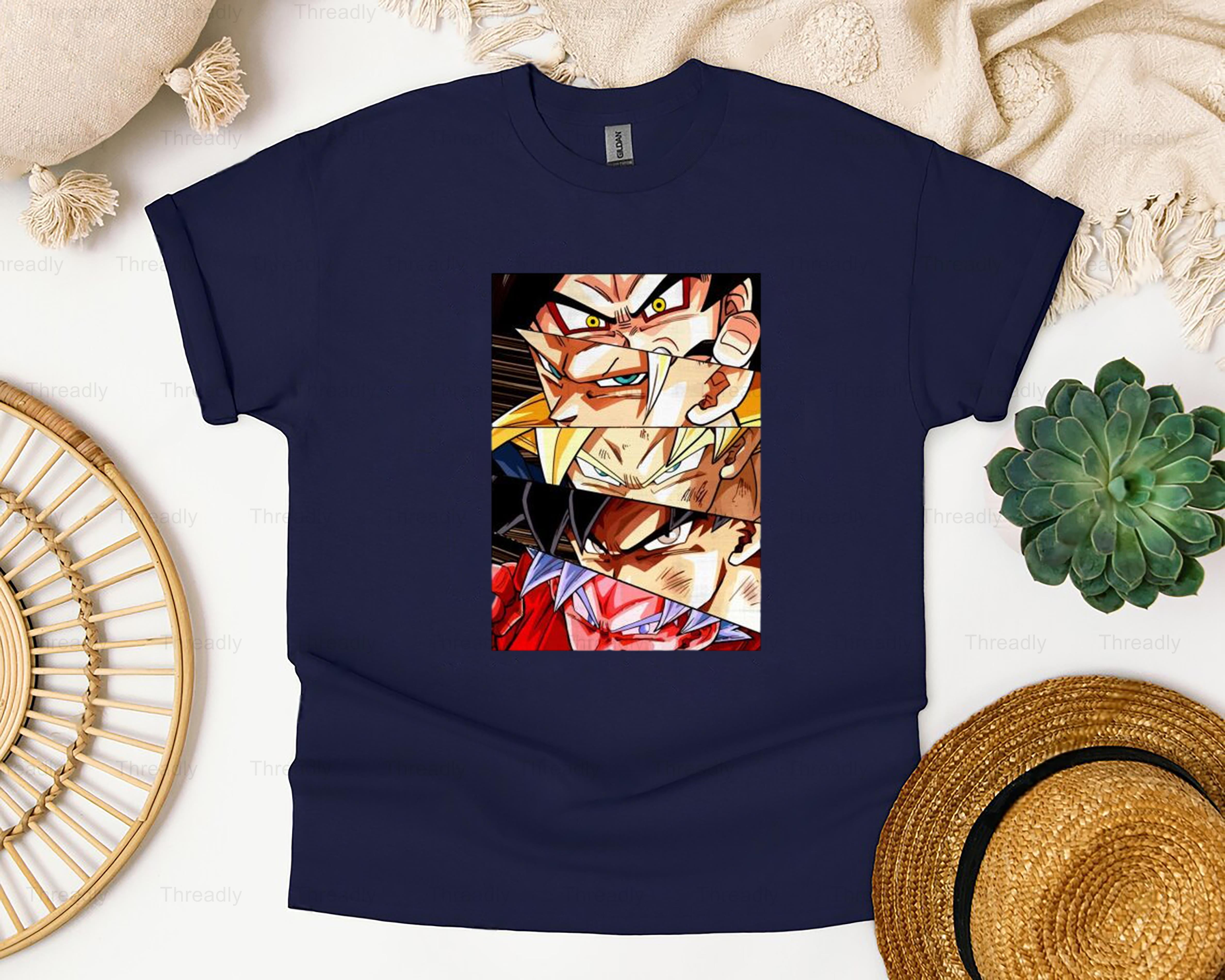 Threadly76 Goku Friends Dragon Ball Z Graphic Design Style Anime Saiyan ...
