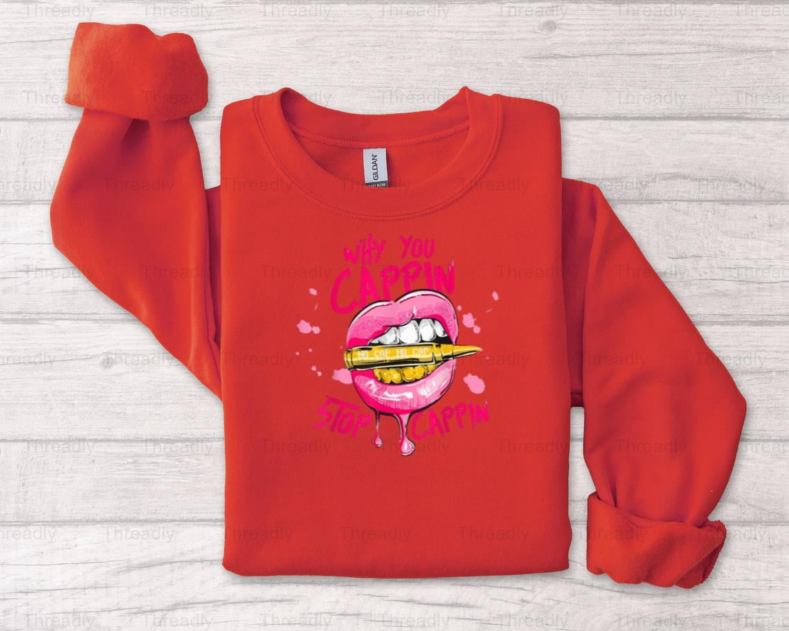 Threadly84 No Cap Stop Cappin Hip Hop Rapper Black Culture Slang ...