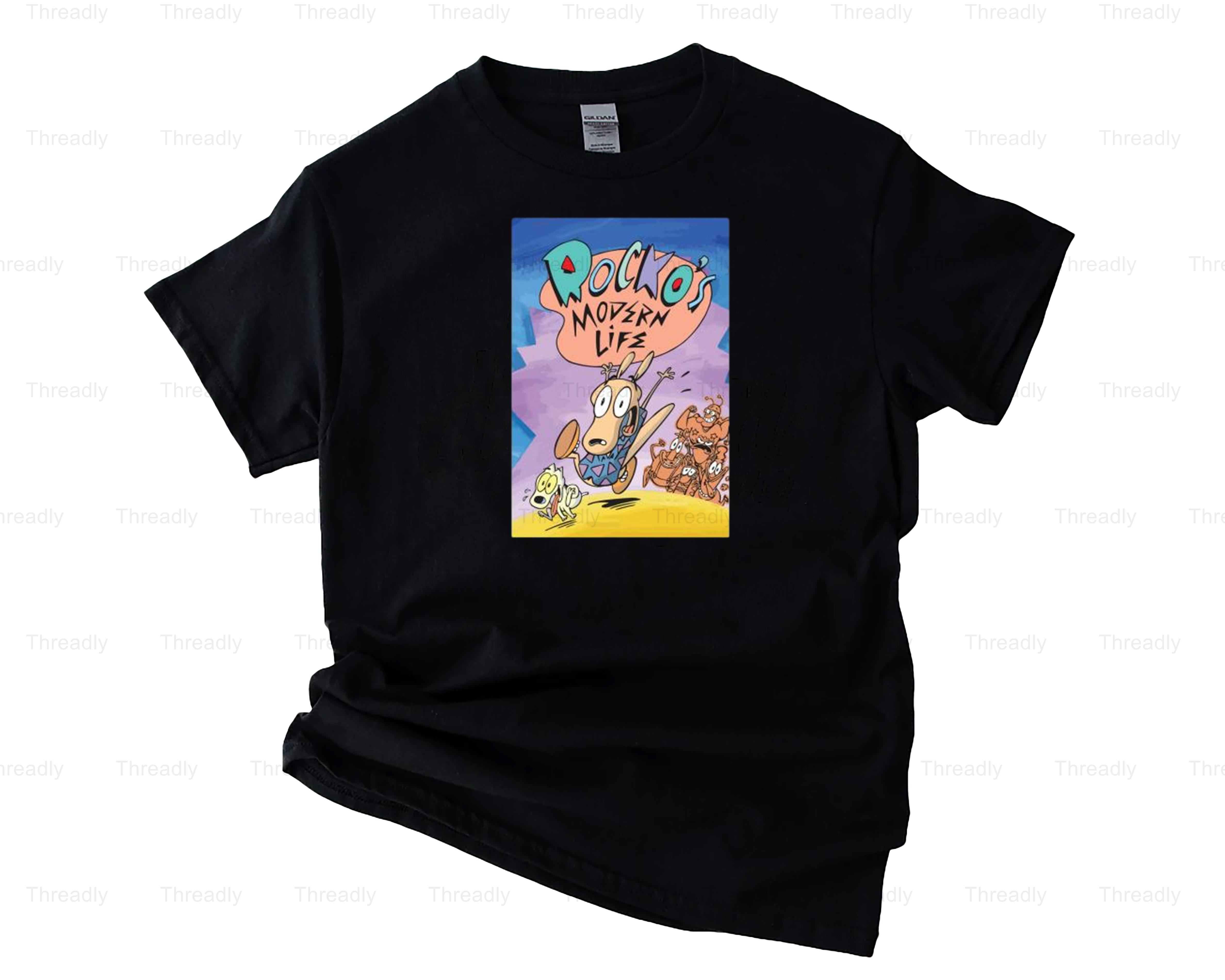 Threadly87 Rockos Modern Life 6 Graphic Design Style 90s Cartoon ...