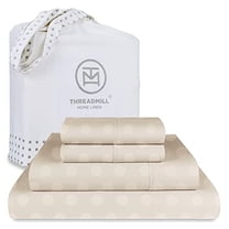 Threadmill Home Linen Cotton Bedding Sheet, King Size Bed, 300 Thread ...