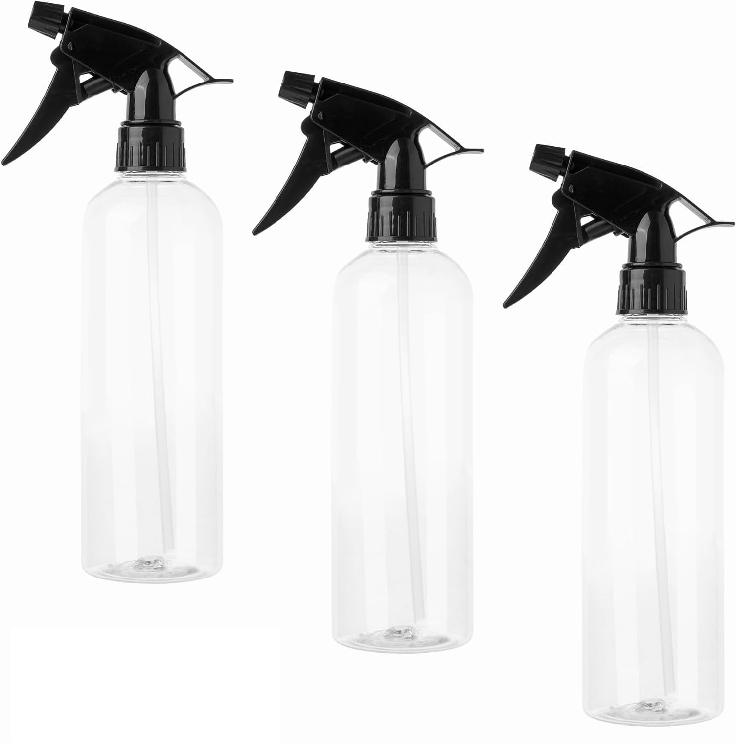 Three 500Ml Empty Spray Bottles, Plant Spray And Reusable Plastic Spray ...