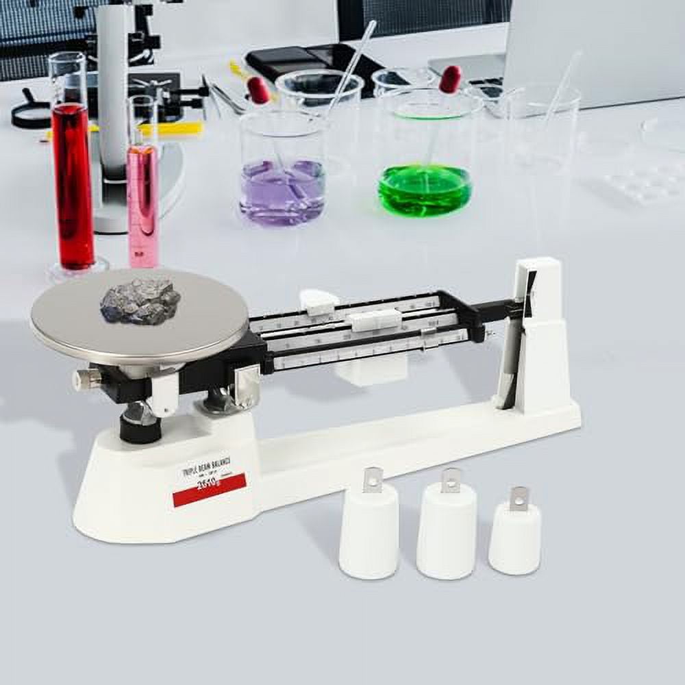 Three Beams Scale, Lab Scale Mechanical Balance Scale 0.1g Accuracy ...