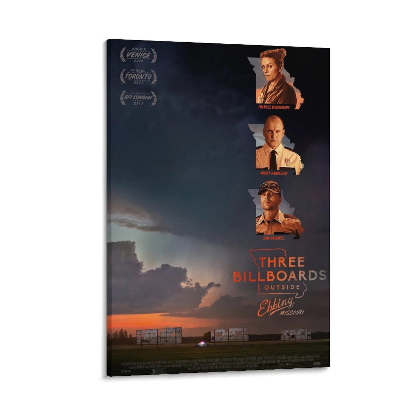 Three Billboards Outside Ebbing Missouri Classic Movie Poster Art ...