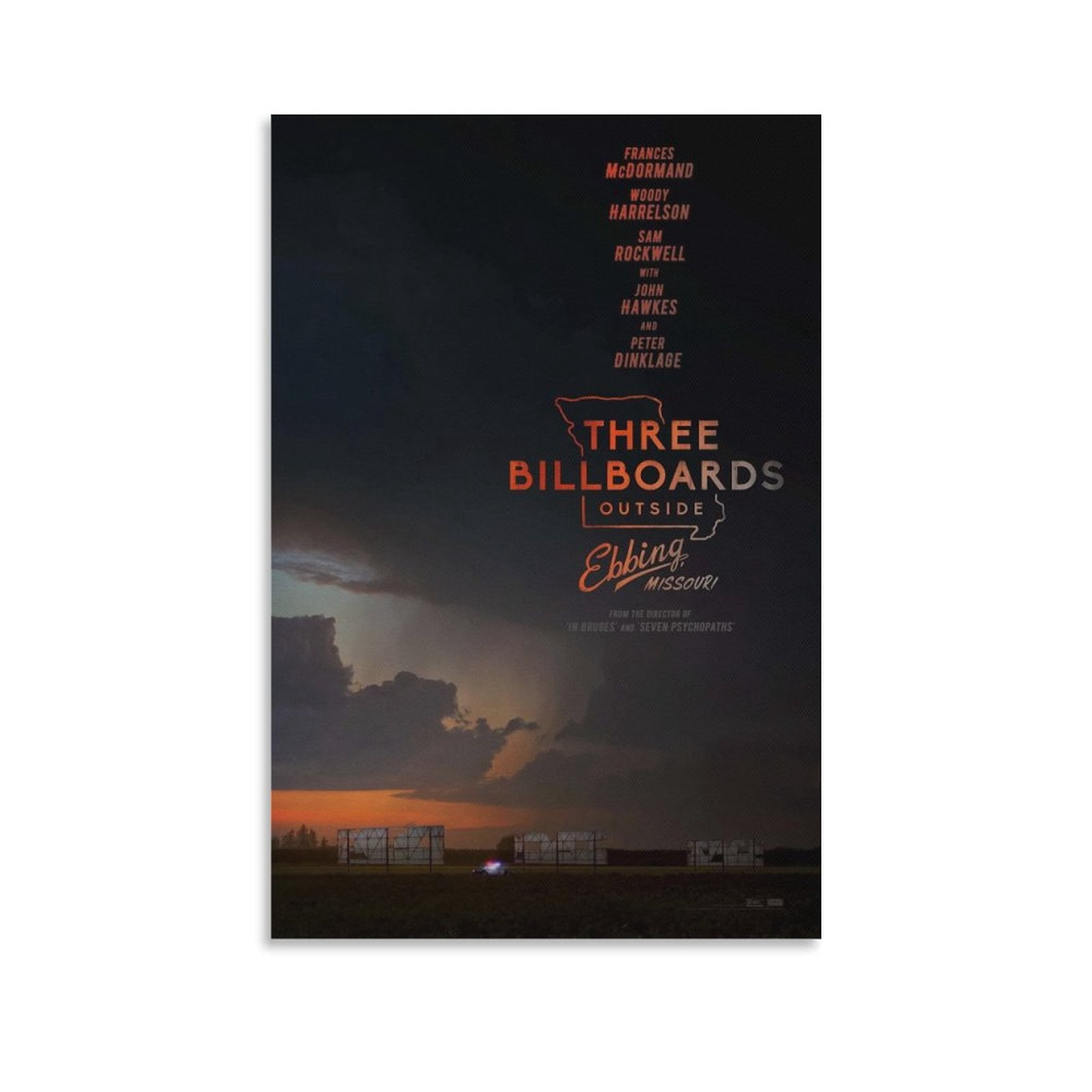 Three Billboards Outside Ebbing, Missouri Movie Poster Poster Cool ...