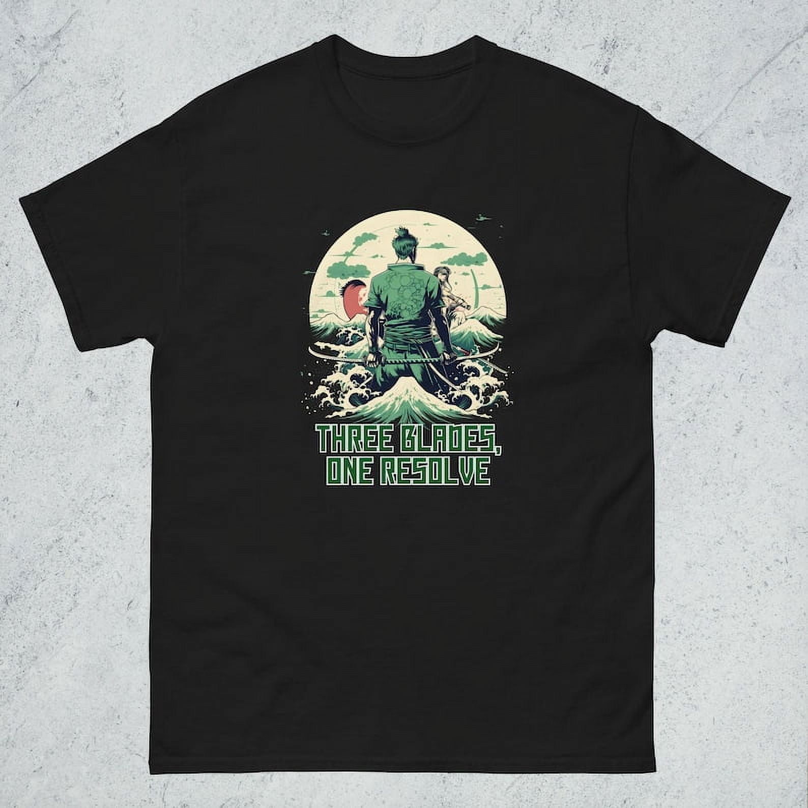 Three Blades One Resolve, Zoro Men's classic tee - Walmart.com