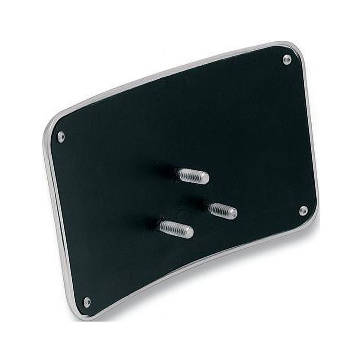 Three-Bolt Style Small Radius License Plate Mount - Chrome - Walmart.com