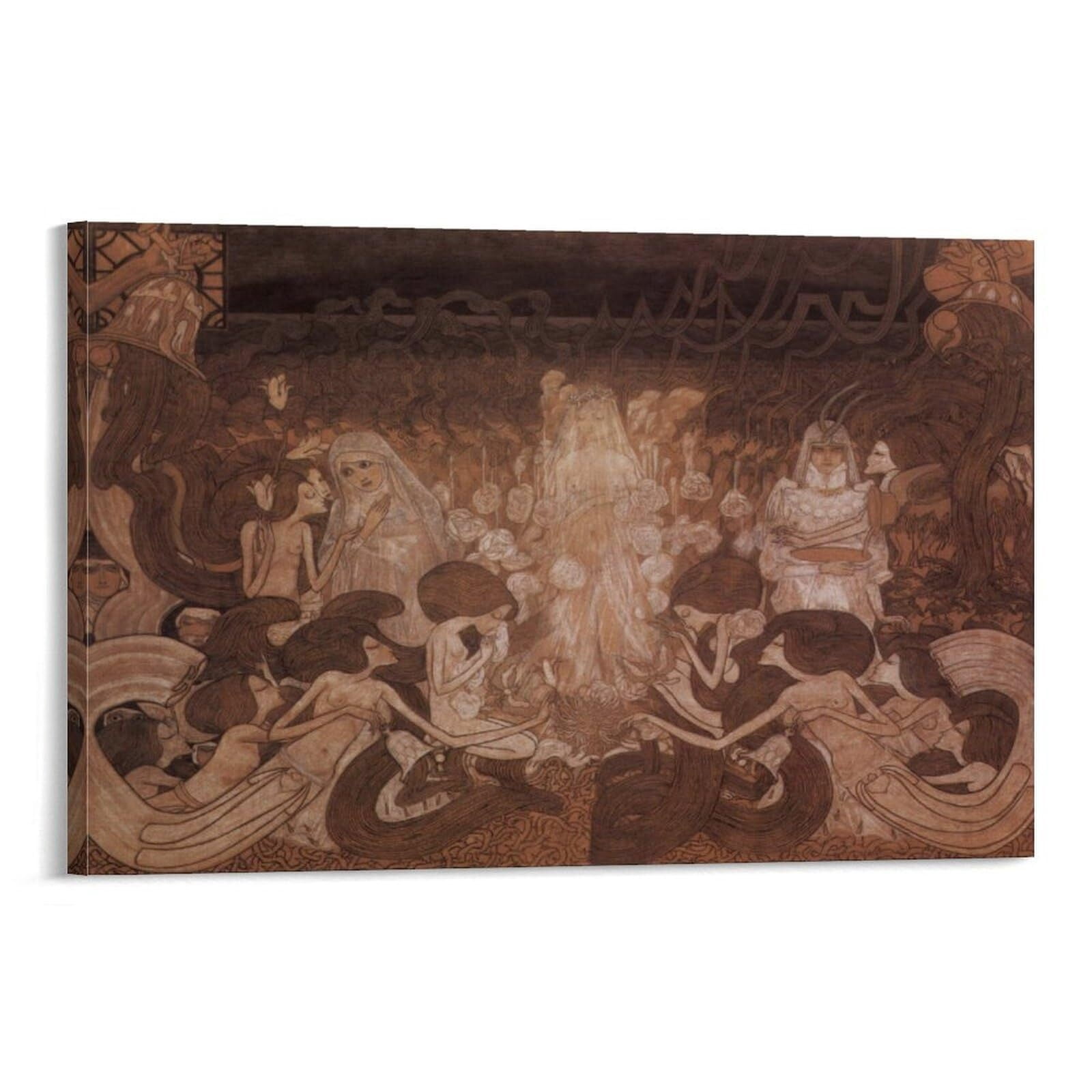 The Three Brides by Jan Toorop Poster Canvas Wall Art Posters For Room ...