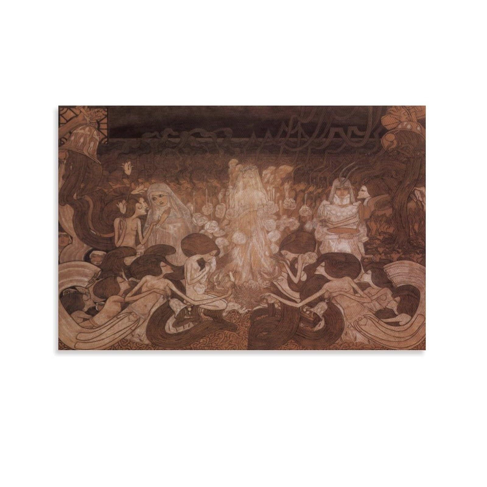 The Three Brides by Jan Toorop Poster Canvas Wall Art Posters For Room ...