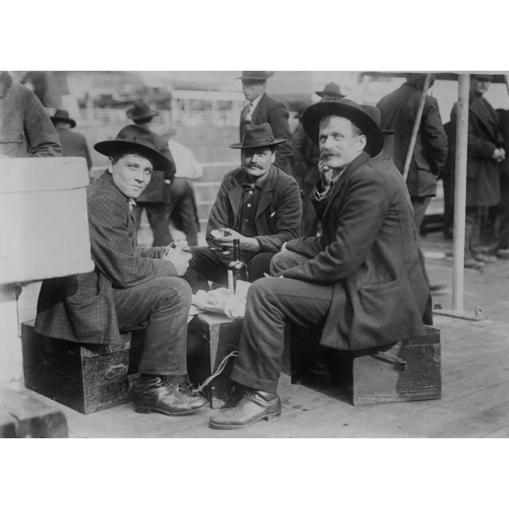 Three Cheerful Men History Poster Print - Walmart.com