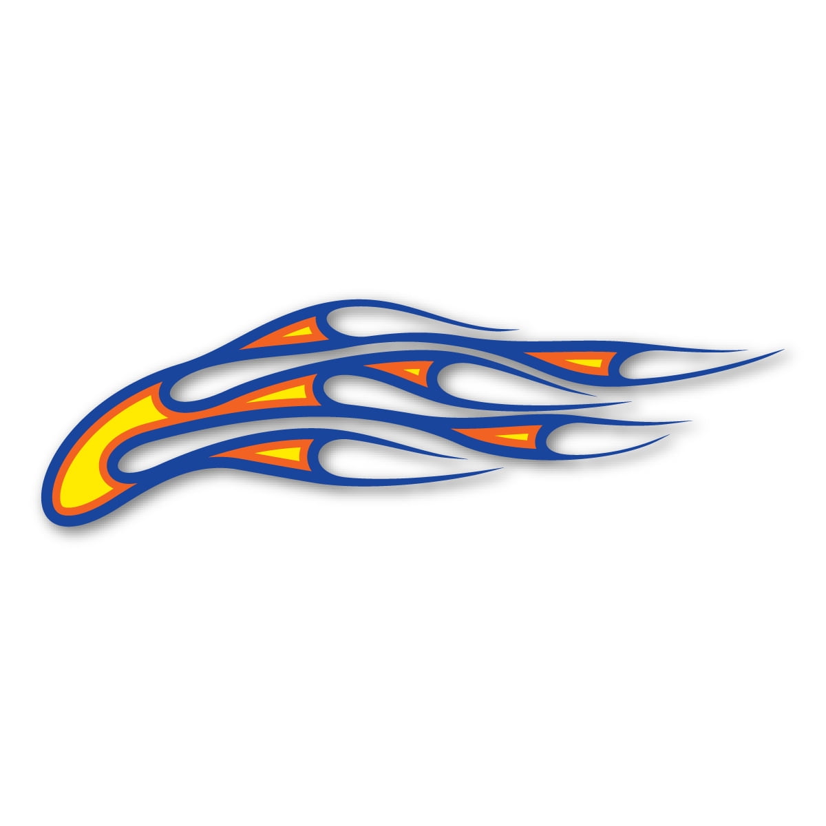 Three Color Flames Apollo Design Magnets - Walmart.com