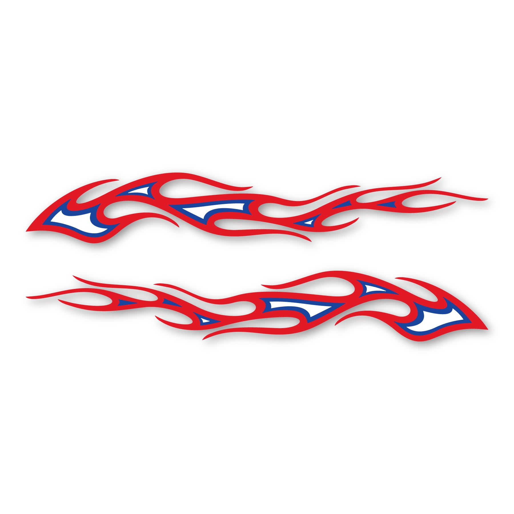 Three Color Flames Atlas Design Magnet - Walmart.com