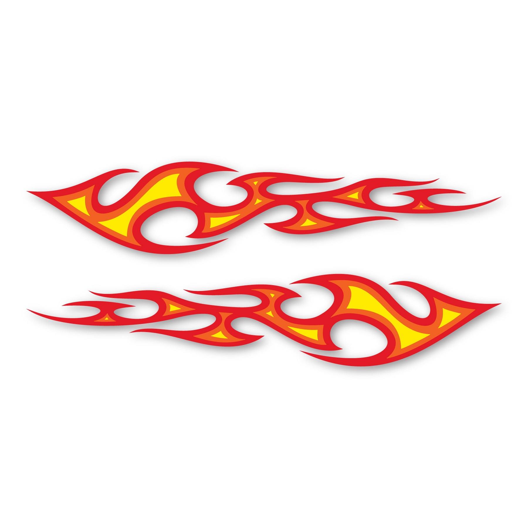 Three Color Flames Polaris Design Magnet - Walmart.com