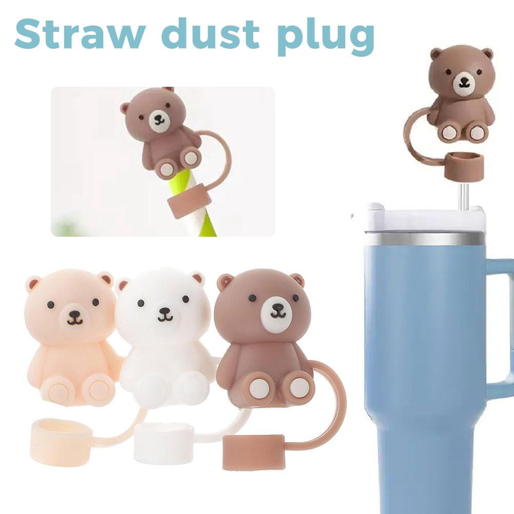 Three Colors, One Straw Cup, Straw Cover, Reusable Drinking Straw Cover ...