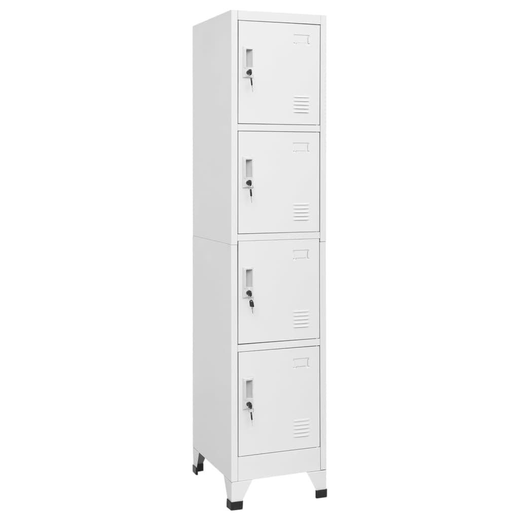 Three Compartment Locker Cabinet 15x17.7x70.9 - Durable, Spacious ...
