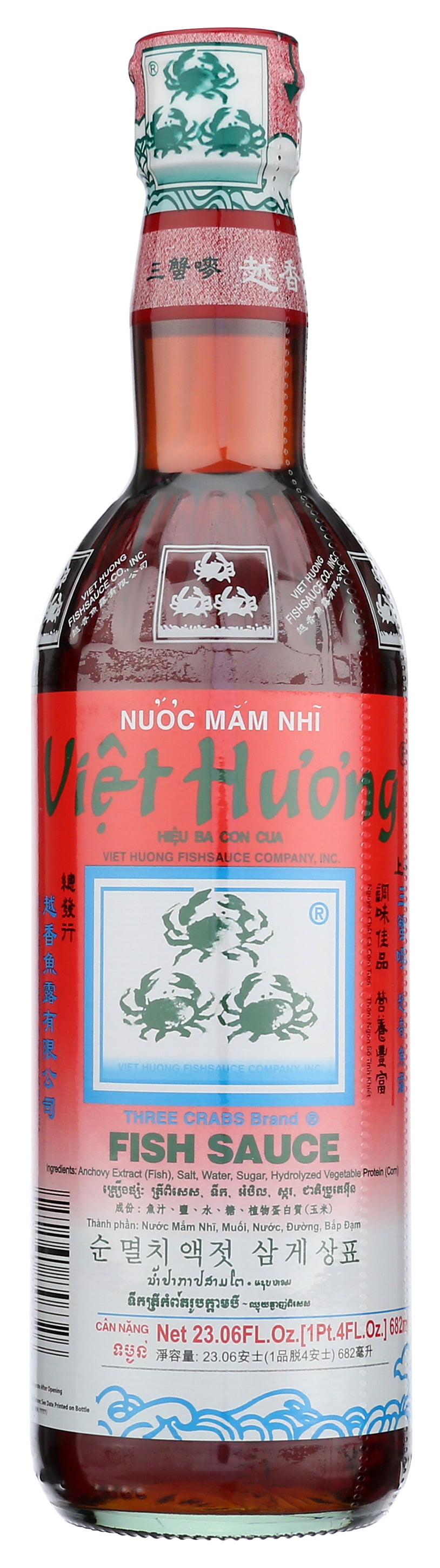Premium Made Viet Huong Three Crabs Fish Sauce, Superior Quality, 23.06 ...