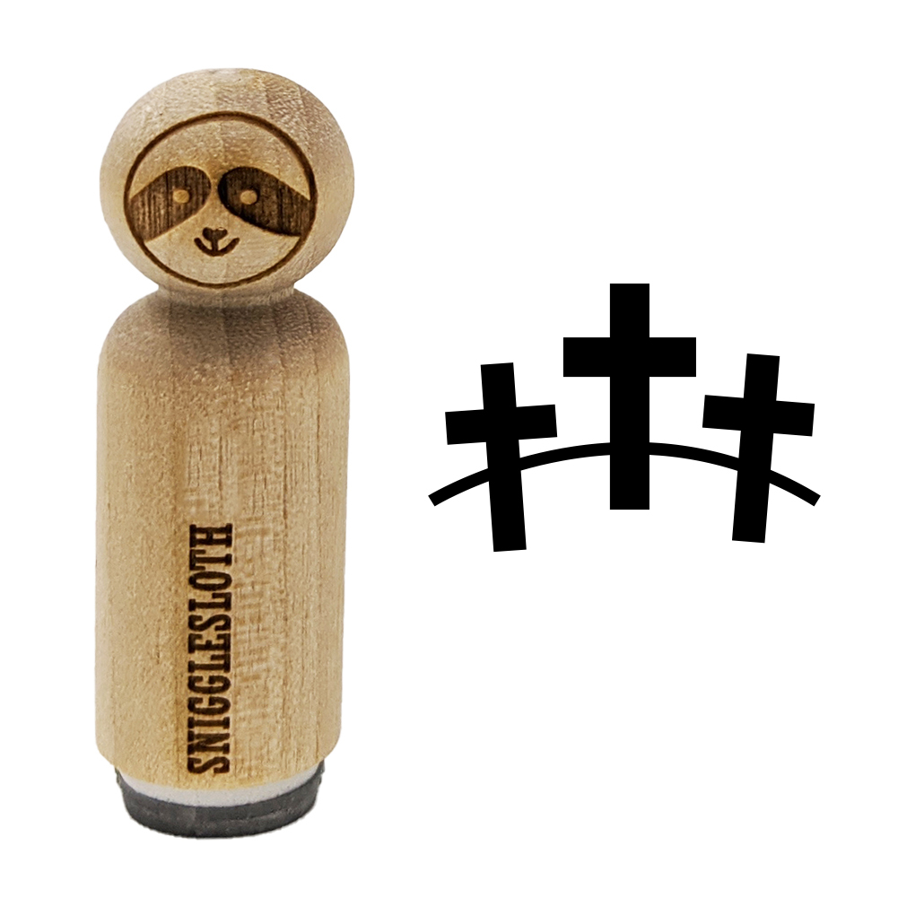 Three Crosses Rubber Stamp for Scrapbooking Crafting Stamping - Mini 1/ ...