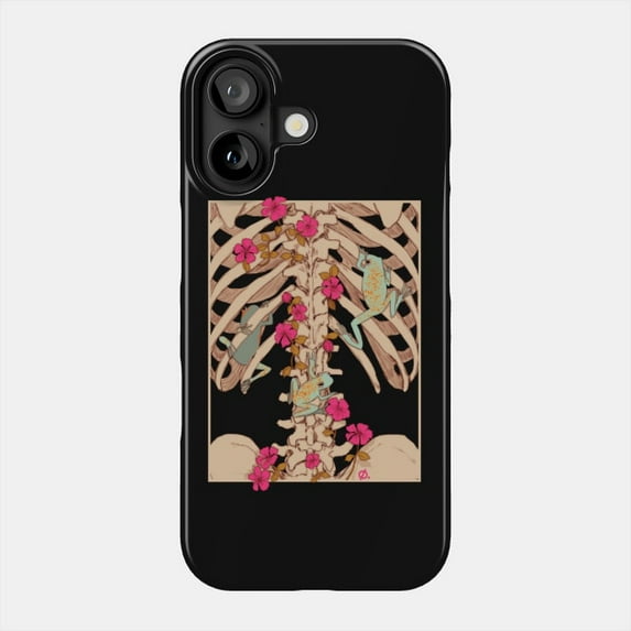 Three Cute Frogs Sitting on a Log Phone Case for Apple iPhone 11-17 ...