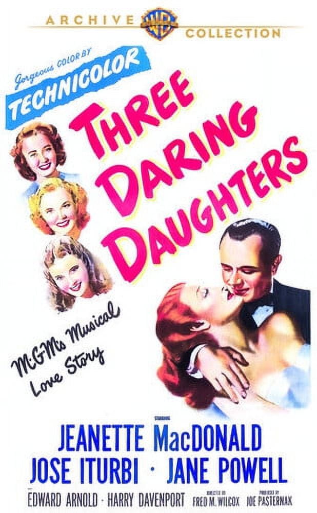 Three Daring Daughters (DVD), Warner Archives, Music & Performance - Walmart.com