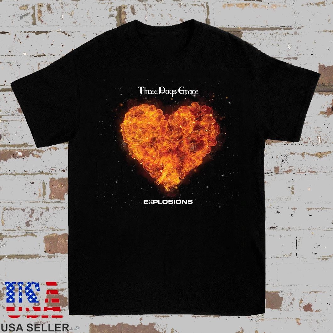 Three Days Grace Band Explosions T Shirt For Fan , Men, Women - Walmart.com