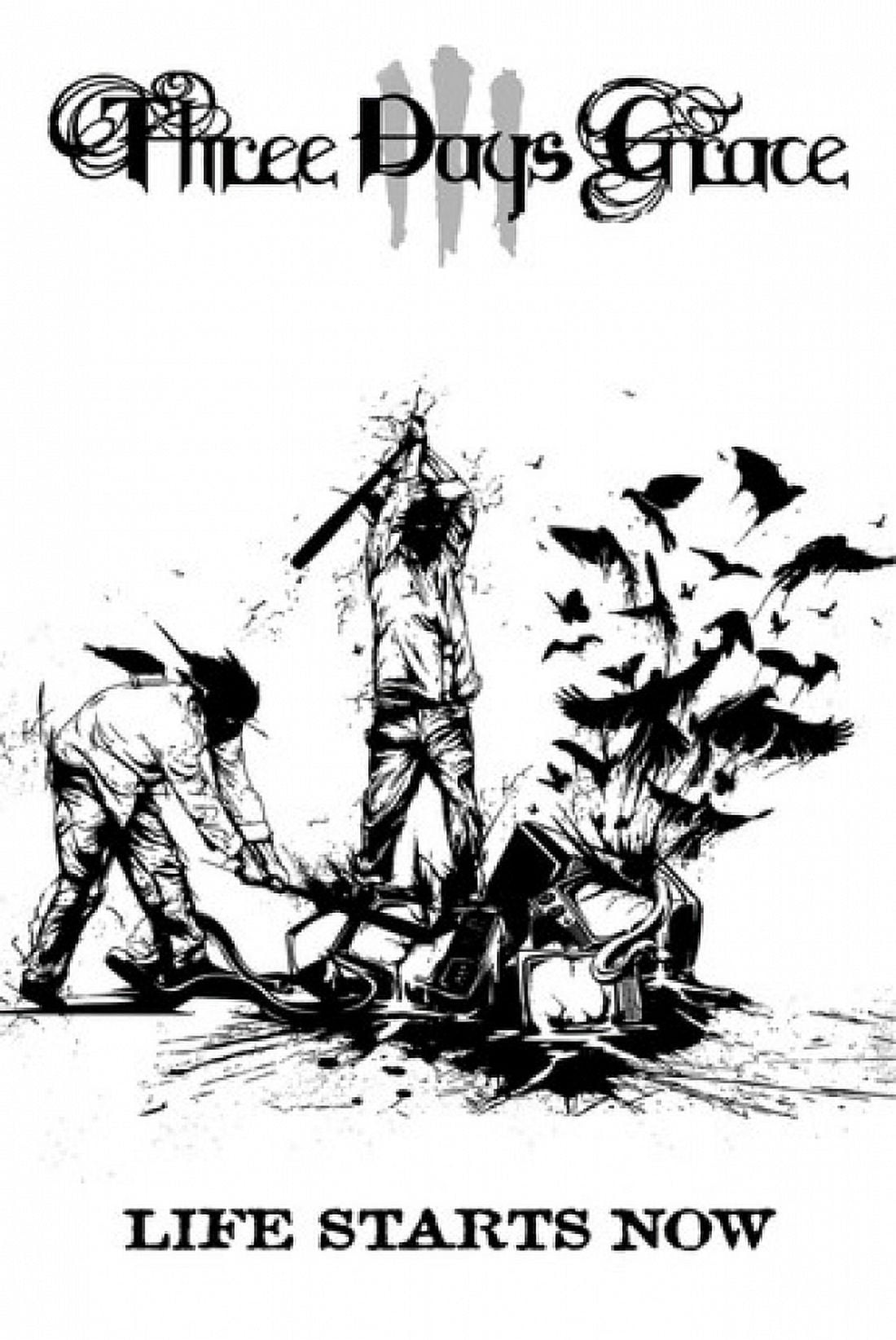 Three Days Grace Life Starts Now Laminated Poster (24 x 36) - Walmart.com