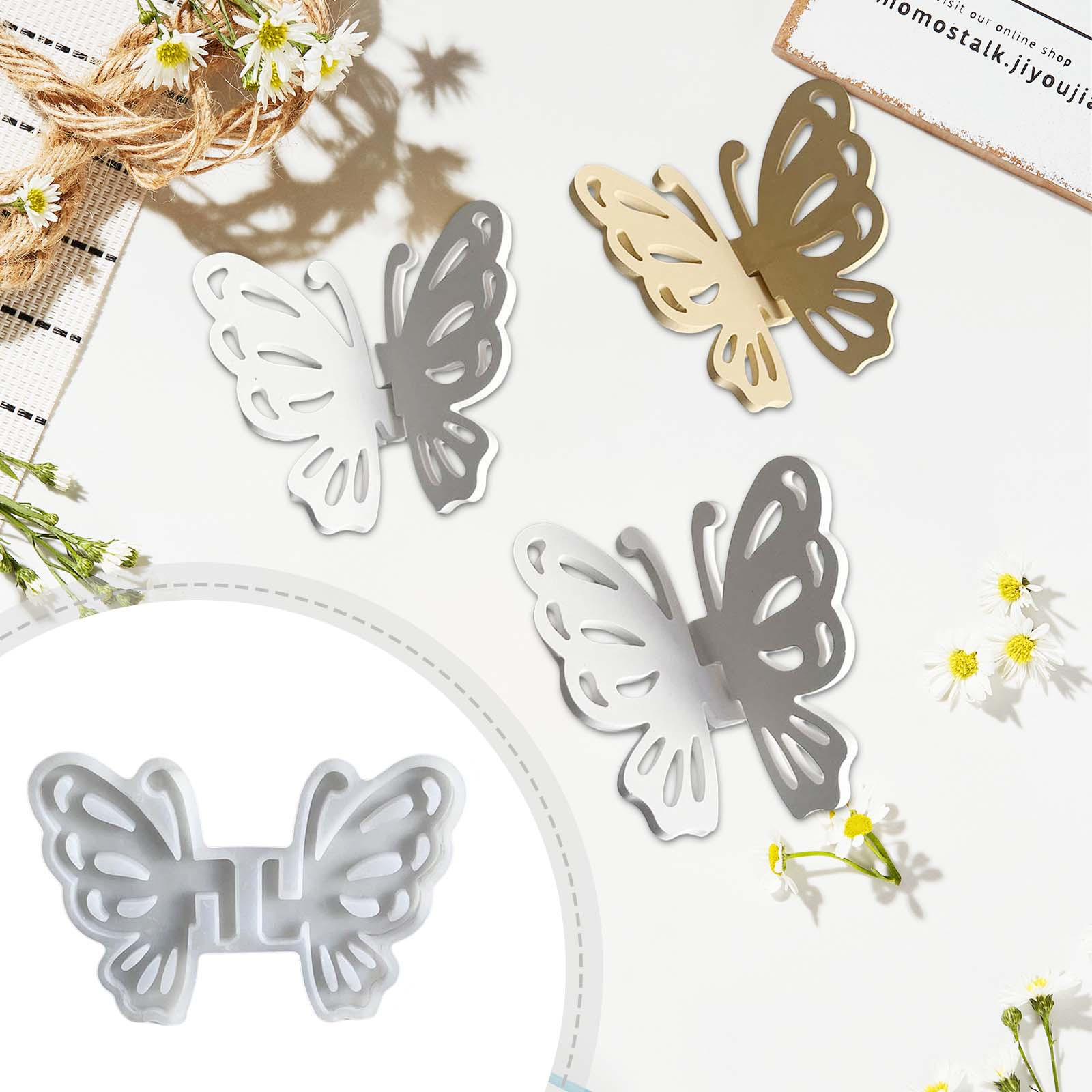 Three Dimensional Gypsum Ornament Mould, Drip Glue Craft Mould, Easy ...