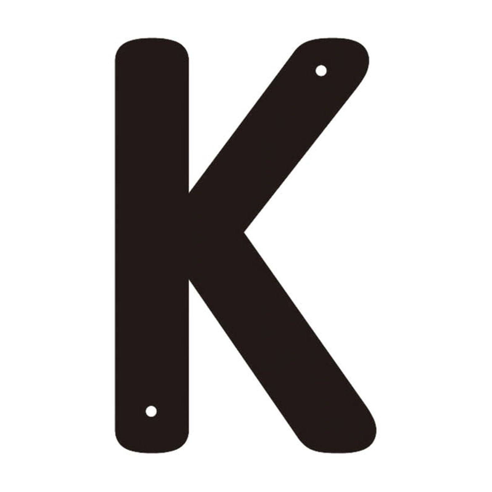 Three-Dimensional Iron House Number, Weatherproof Letter Sign, Rust ...