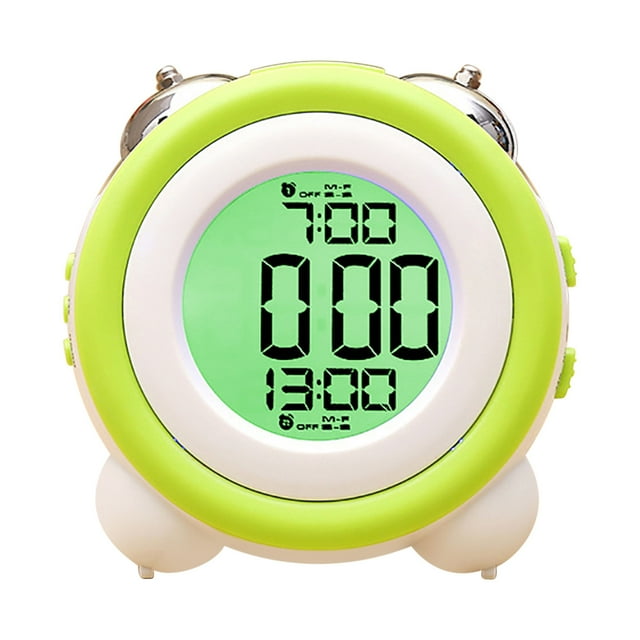 Three-Dimensional LED Alarm Clock with Silent Operation, Luminous ...