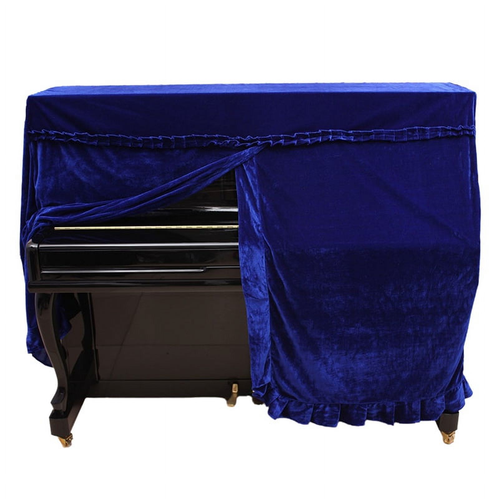Three-Dimensional Piano Cover, Gold Velvet Piano Cover, Thick Piano ...