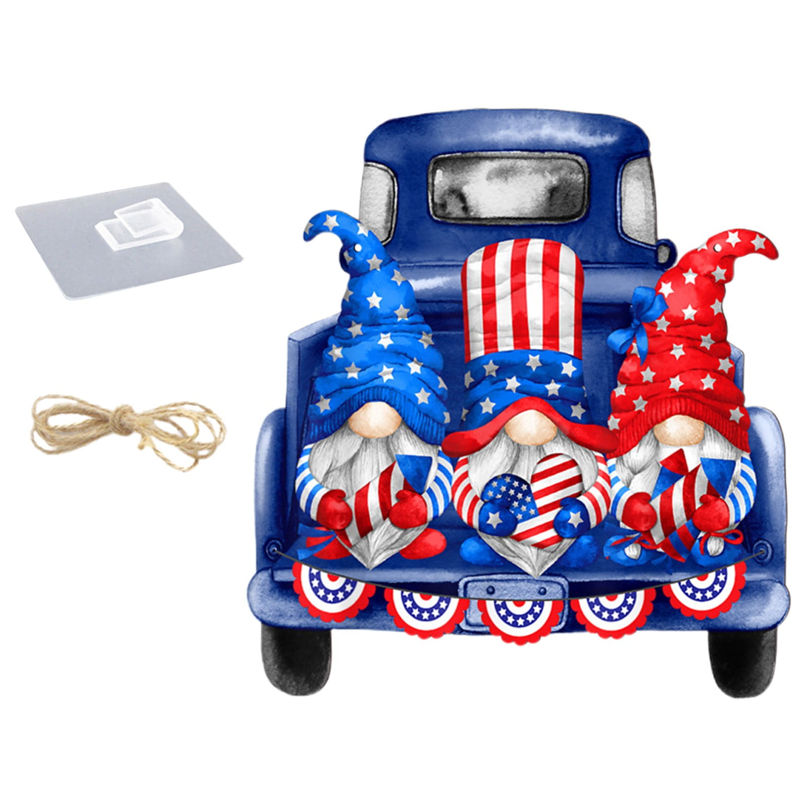 Three Dwarf Pendants In Blue For Independence Day - Walmart.com