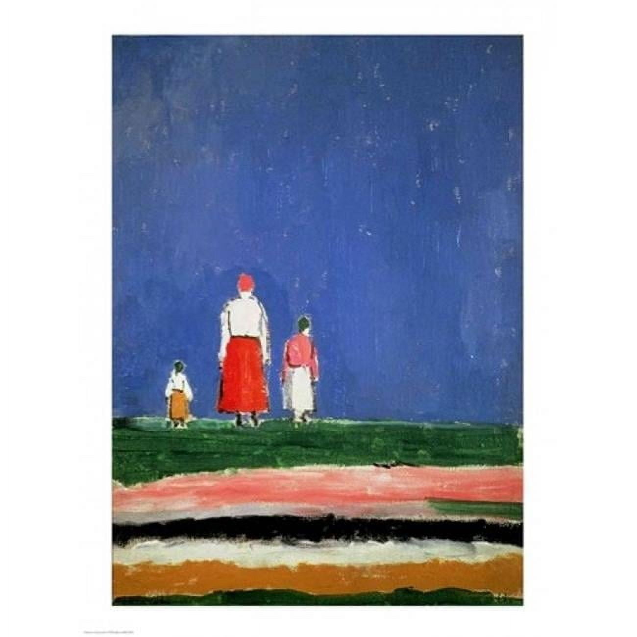 Three Figures Poster Print by Kazimir Malevich - Walmart.com
