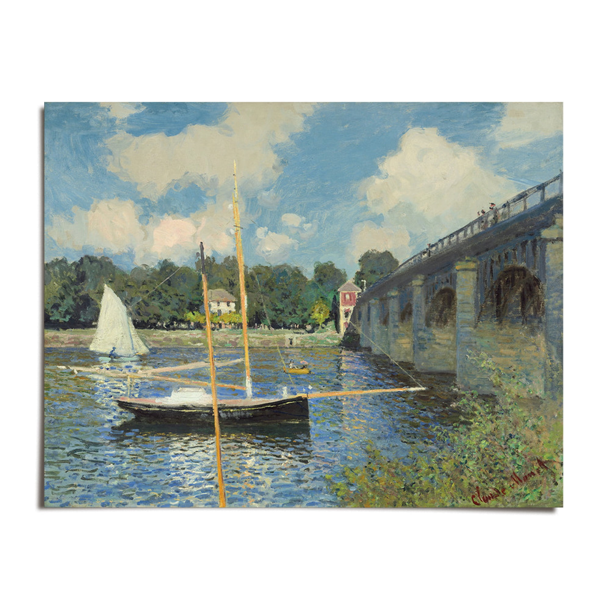 Three Fishing Boats, 1886 - Claude Monet - 10x12 - Wall Art Print ...