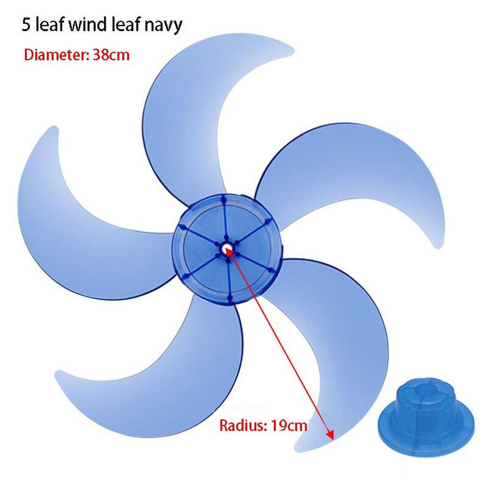 Three/Five Leaves Household Fan Blade with Nut Cover Fan Blades for ...