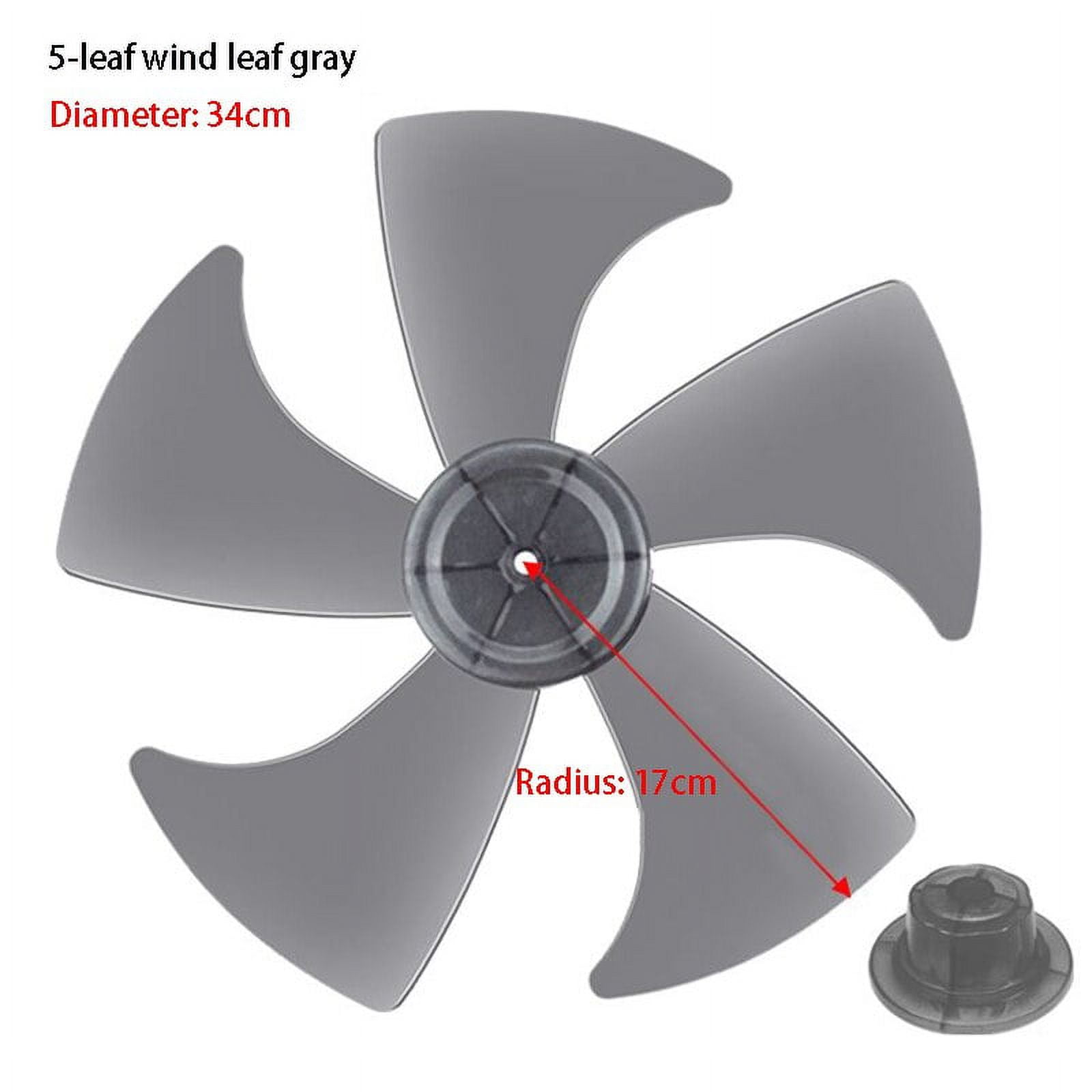 Three/Five Leaves Household Fan Blade with Nut Cover Fan Blades for ...