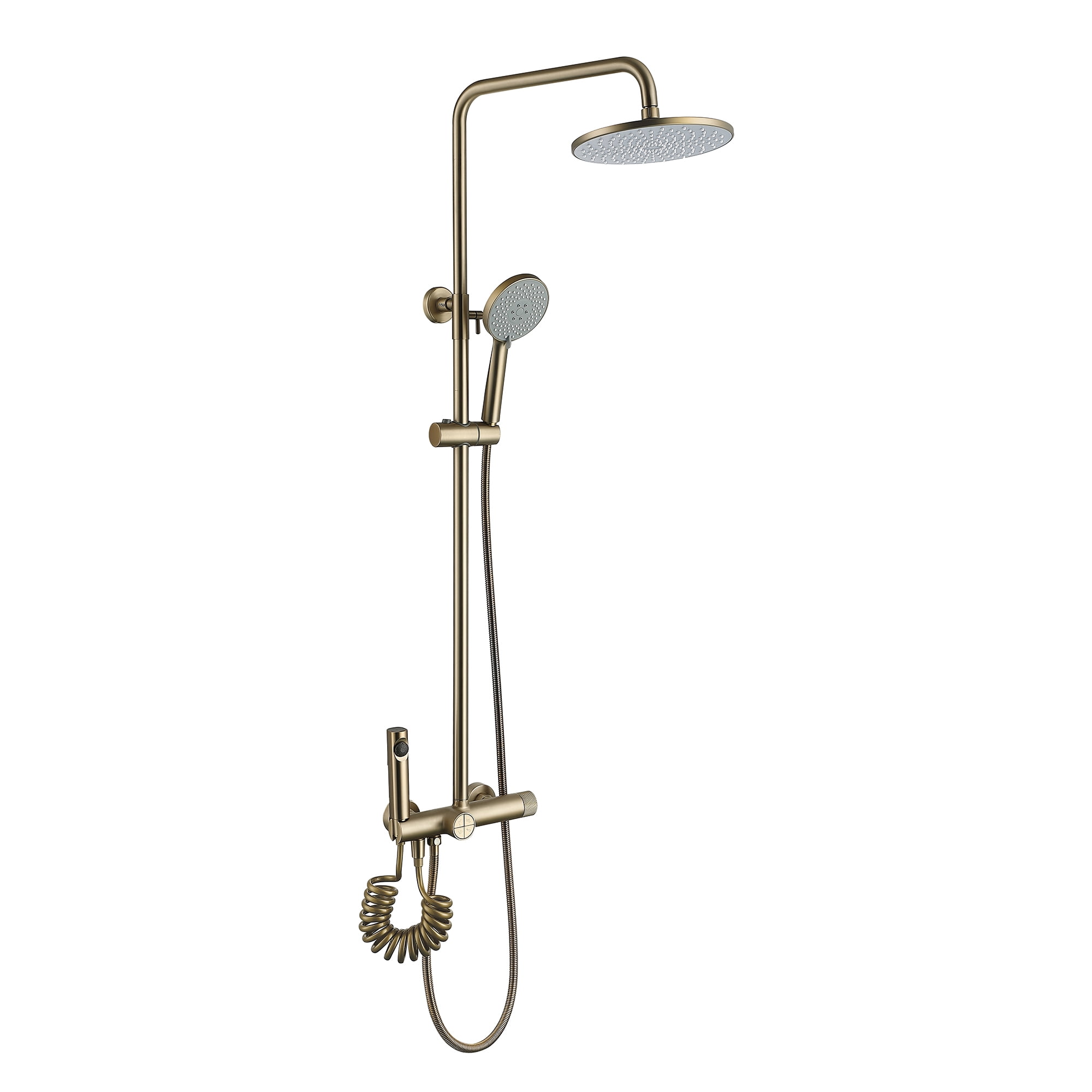 Three Functions Exposed Shower Set, Complete Shower System with Rough ...
