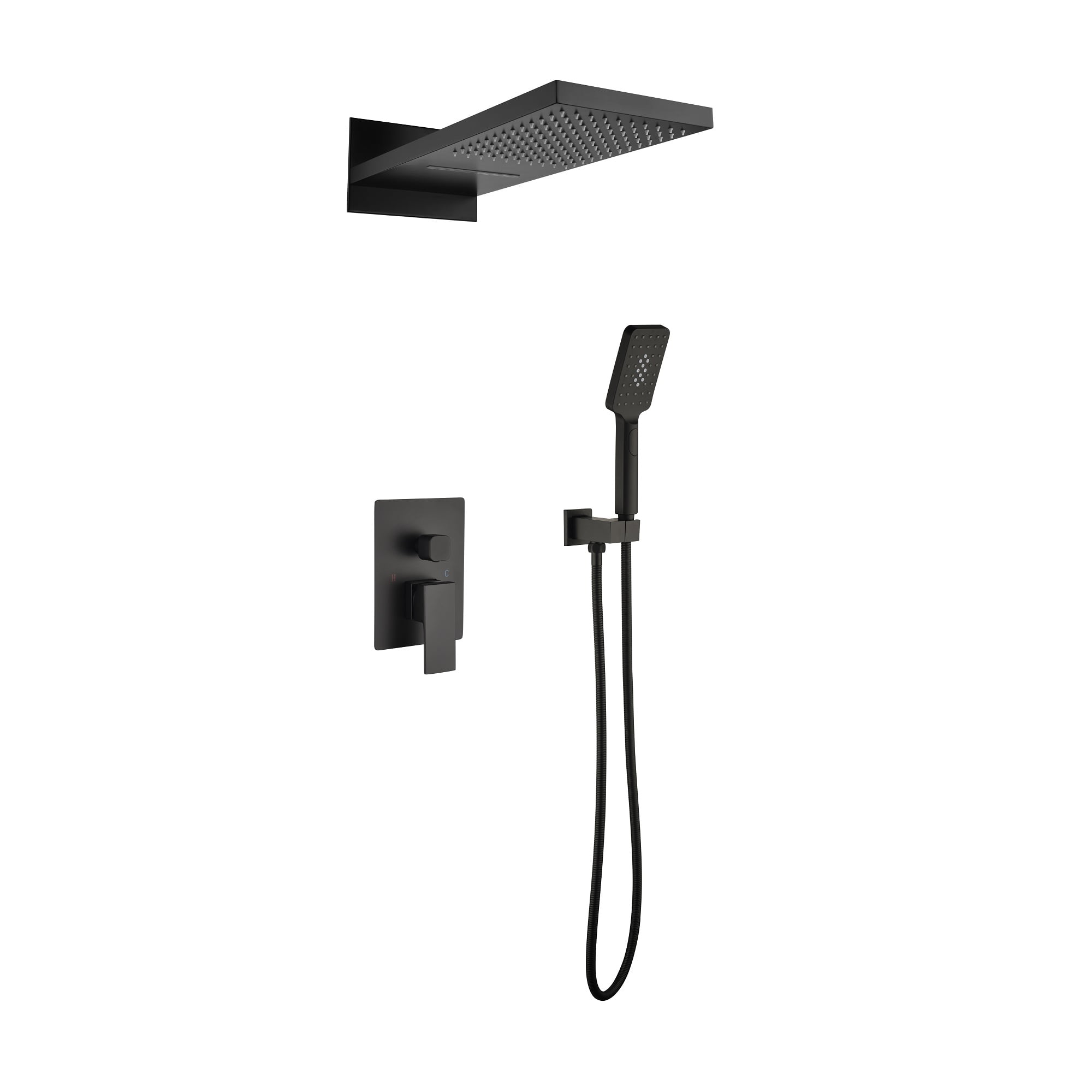 Three Functions Shower Combo Set, Complete Shower System with Rough-in Valve - Walmart.com