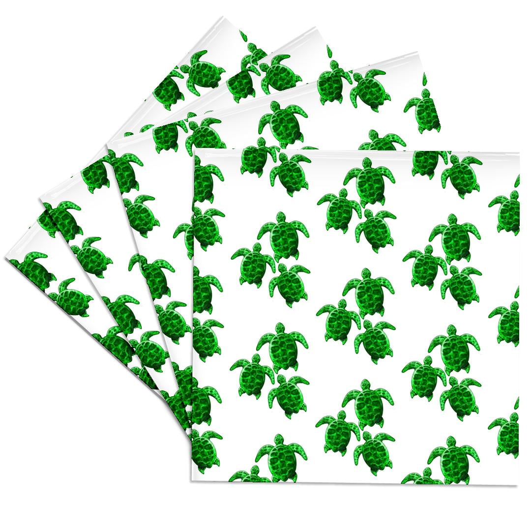 3drose, Three Green Sea Turtles for People Who Love Turtles., Set of 4 ...