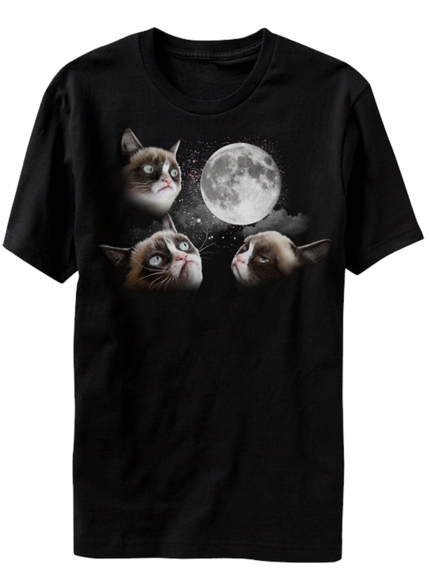 Moon Grumpy Cat T-Shirt - Walmart.com