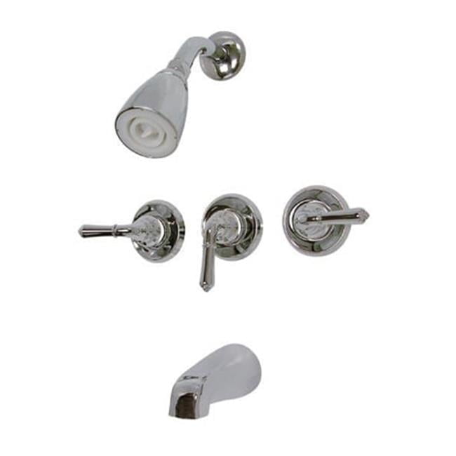 Three Handle Tub & Shower Faucet - Walmart.com