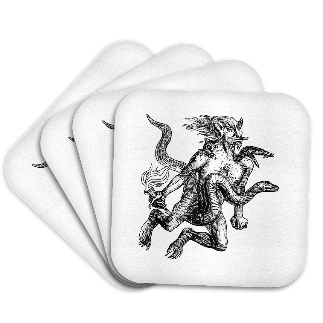 3drose, Three Headed Man, Serpent, and Cat Dictionnaire Infernal Cut ...